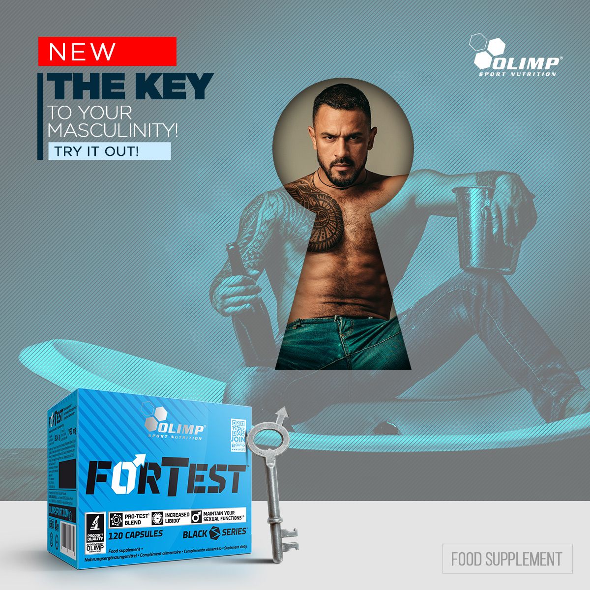 FORTEST 120 Caps - Vaxtarvörur